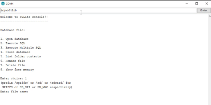 DataBase Esp32- SQlite3 en un SDcard – Tutorials PICAIO